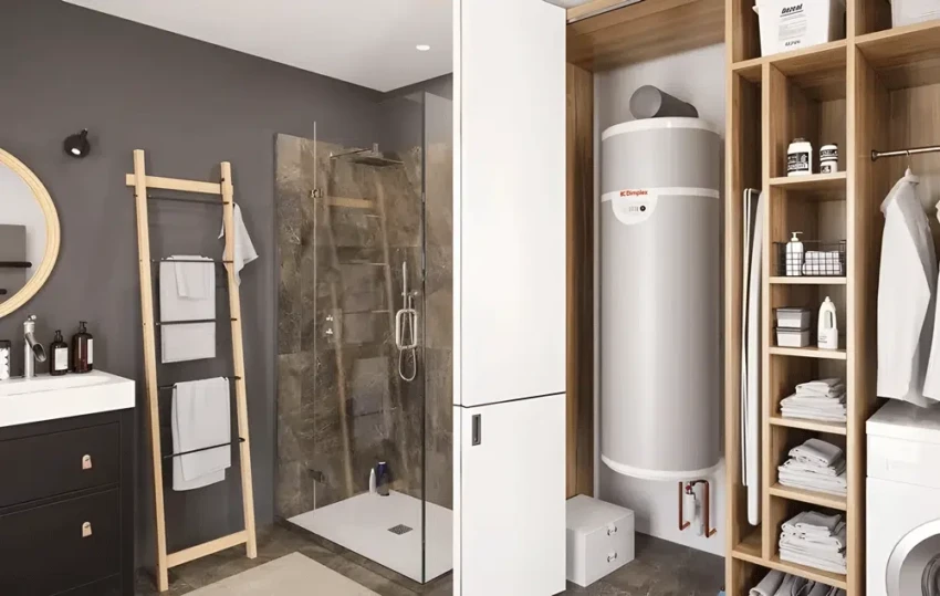 Dimplex Edel Air warmtepompboiler lucht/water - RVS 270L